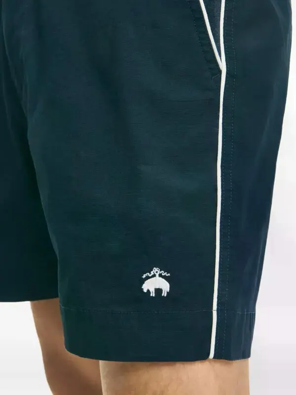 Brooks Brothers Contrast-trim Tennis Shorts