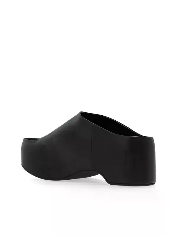 Marni 75mm Wedge Leather Sandals