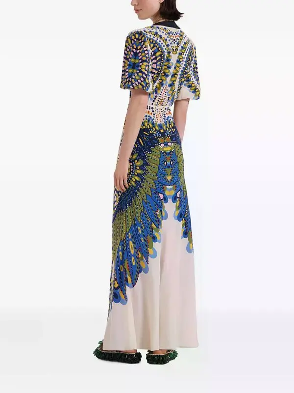 La DoubleJ Marlene Graphic Print Dress - Neutrals
