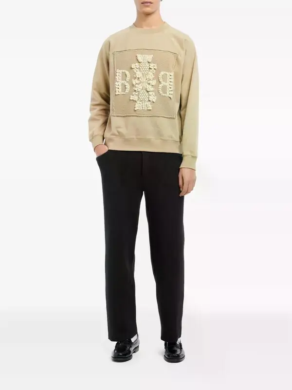 BARRIE Embroidered Sweatshirt - Green