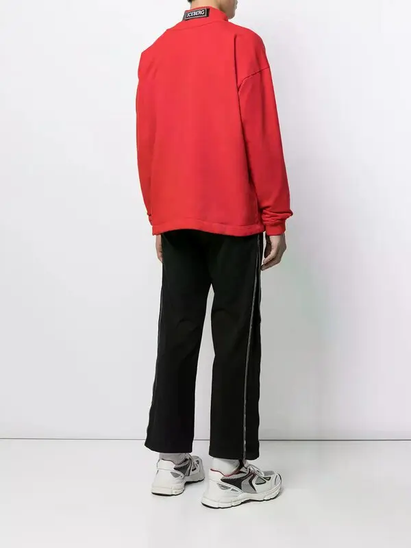 Iceberg Logo-patch Cotton Sweatshirt