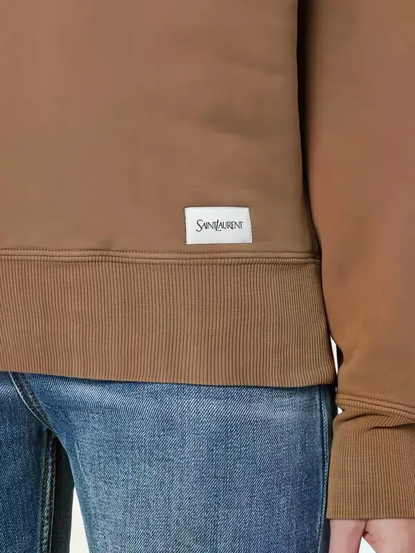 Saint Laurent Camel Cotton Sweatshirt