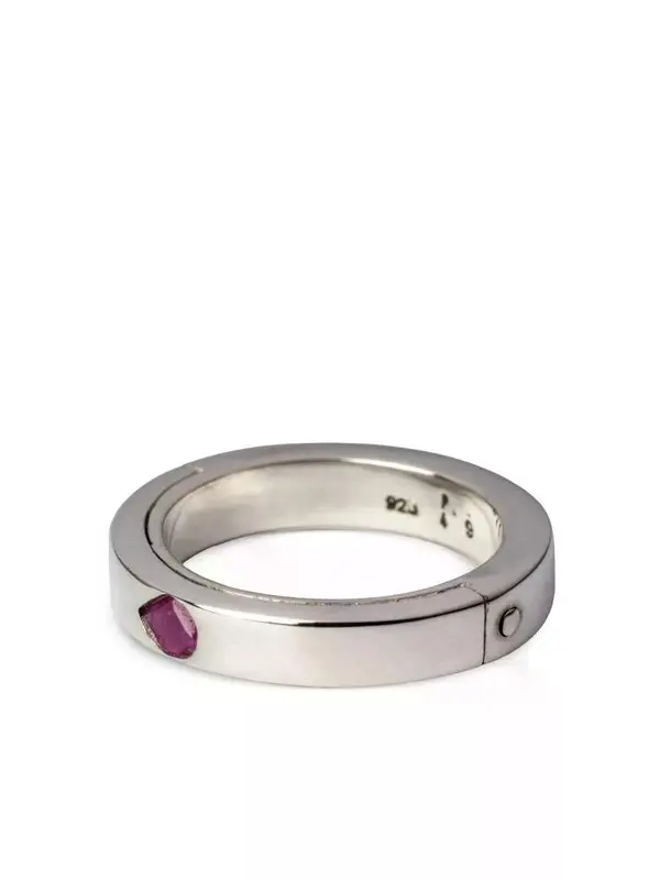PARTS OF FOUR Sistema Ruby Sterling Ring - Silver