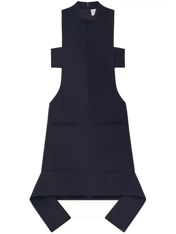 COURREGES Cut-out Mini Dress - Blue