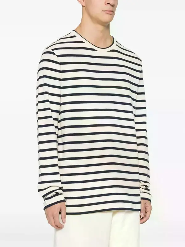 JIL SANDER Long-sleeve Striped Sweatshirt