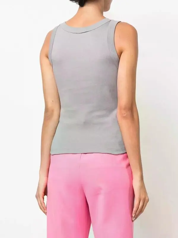 STYLAND Organic Cotton Vest Top - Grey