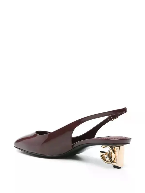 Dolce & Gabbana Leather Slingback Pumps