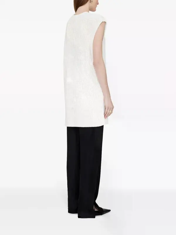 ANINE BING Olivier Cable-knit Vest