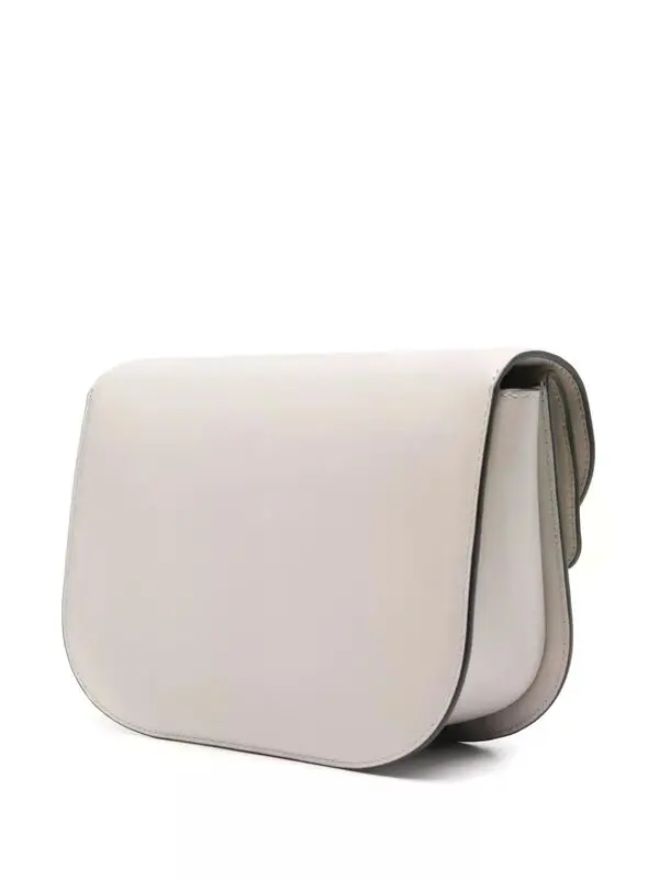 Furla Logo-engraved Crossbody Bag - Neutrals