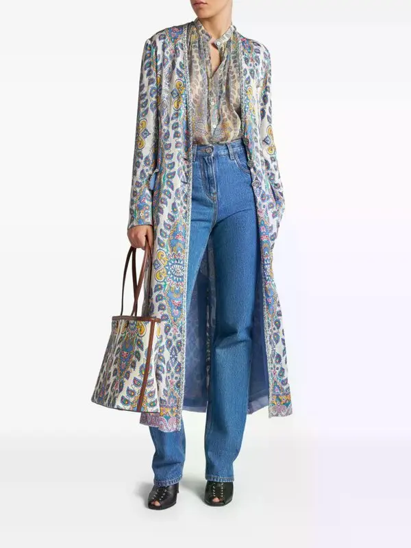 Etro Paisley-print Duster Coat