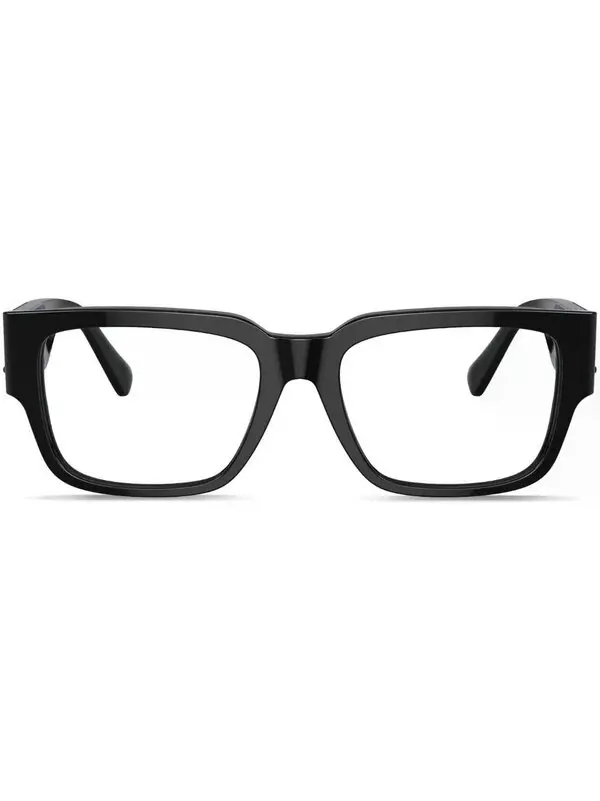 Versace Medusa Rectangle-frame Glasses - Black