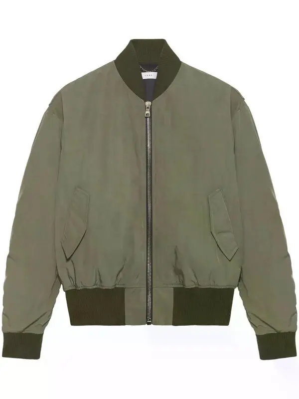 1989 STUDIO Logo-embossed Bomber Jacket - Green