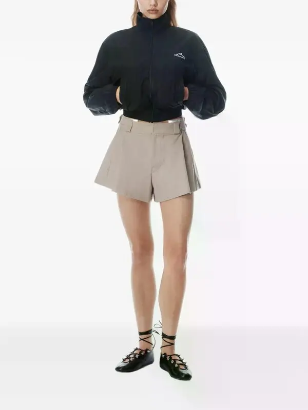 Alexander Wang High-waisted Pleated Shorts