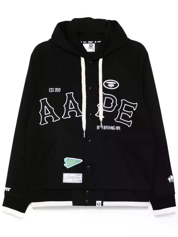 AAPE BY *A BATHING APE Patched Jacket - Black
