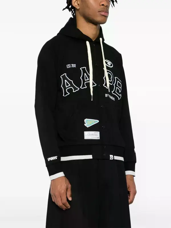 AAPE BY *A BATHING APE Patched Jacket - Black