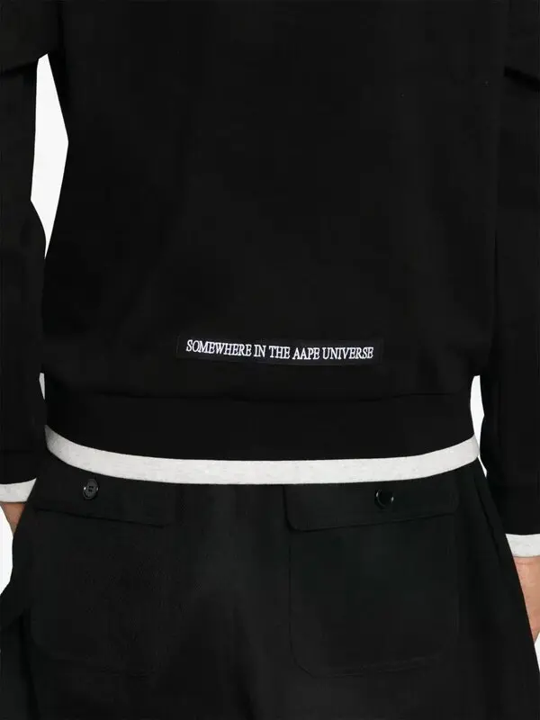 AAPE BY *A BATHING APE Patched Jacket - Black