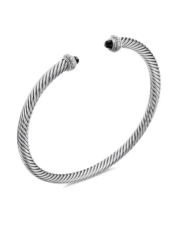 David Yurman Sterling Classic Cable Diamond Bracelet