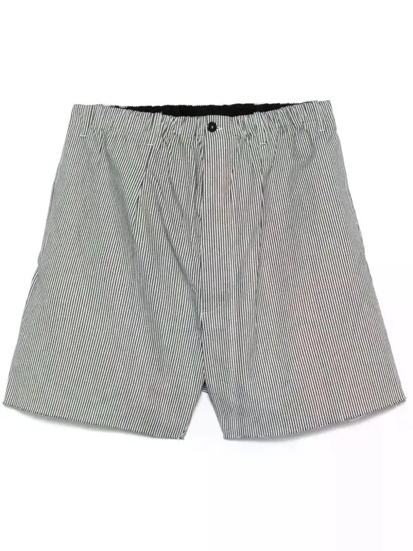 Random Identities Striped Shorts - Black