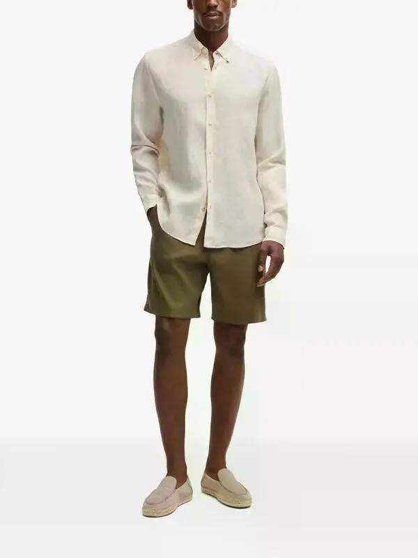 BOSS Drawstring Bermuda Shorts - Green