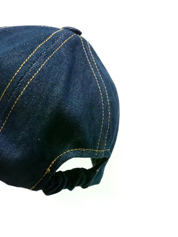 PATOU Embroidered Logo Denim Cap