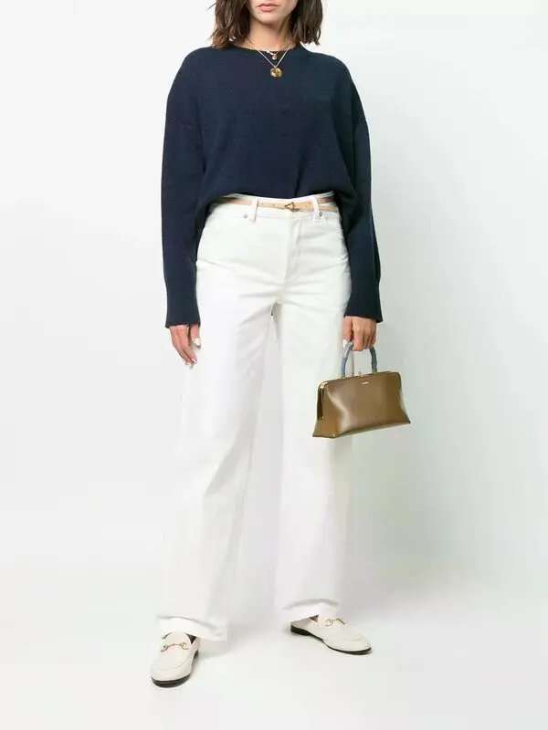 BARRIE Iconic Cashmere Pullover - Blue