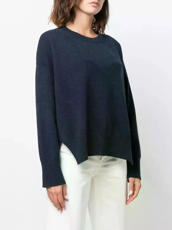 BARRIE Iconic Cashmere Pullover - Blue