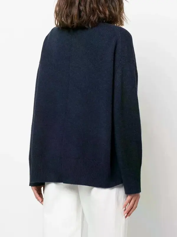 BARRIE Iconic Cashmere Pullover - Blue