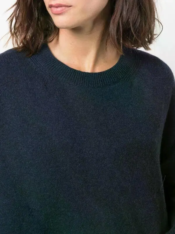 BARRIE Iconic Cashmere Pullover - Blue