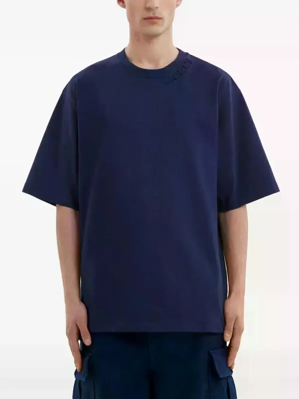 Marni Logo-appliqué Cotton T-shirt