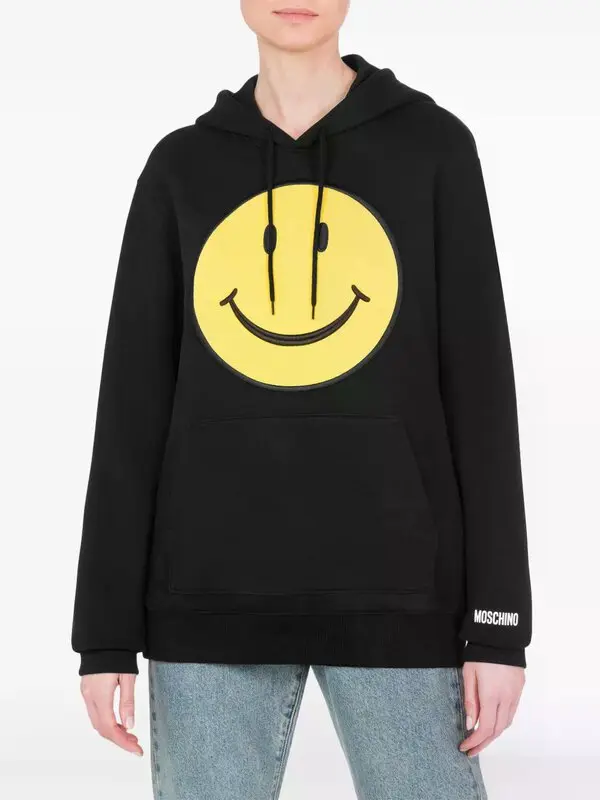 Moschino Smiley Cotton Hoodie