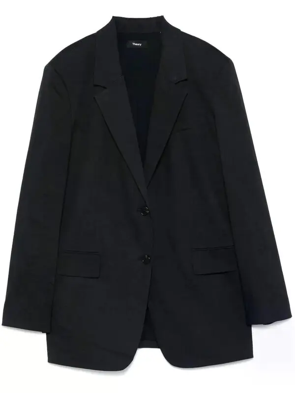 Theory Single-breasted Blazer - Grey