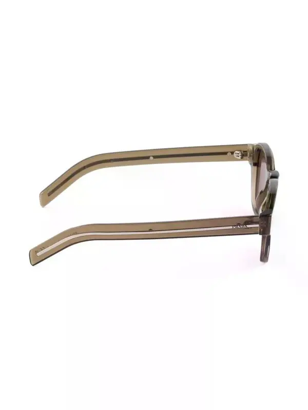 Prada Round-frame Sunglasses - Brown