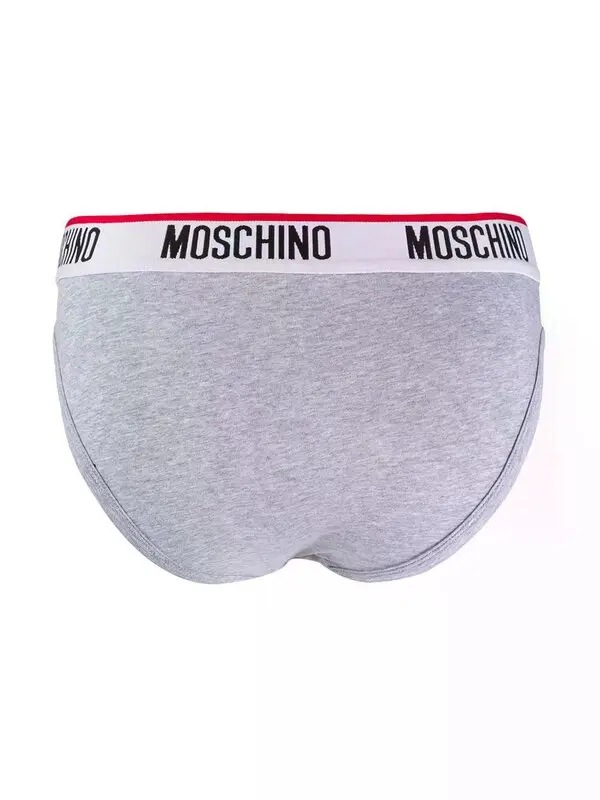 Moschino Twin-pack Logo Band Briefs