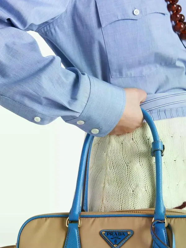 Prada Long-sleeve Cotton Shirt