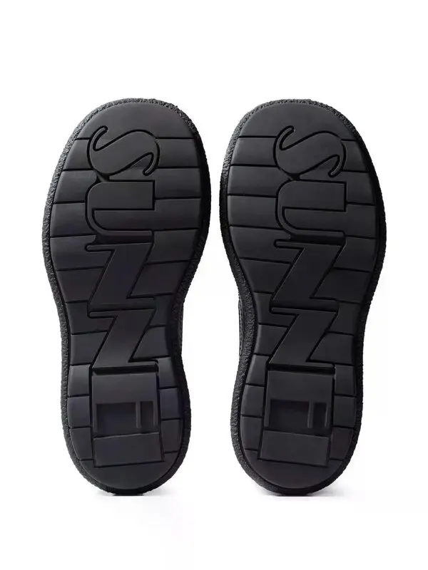 Sunnei Embossed Logo Slip-on Slippers