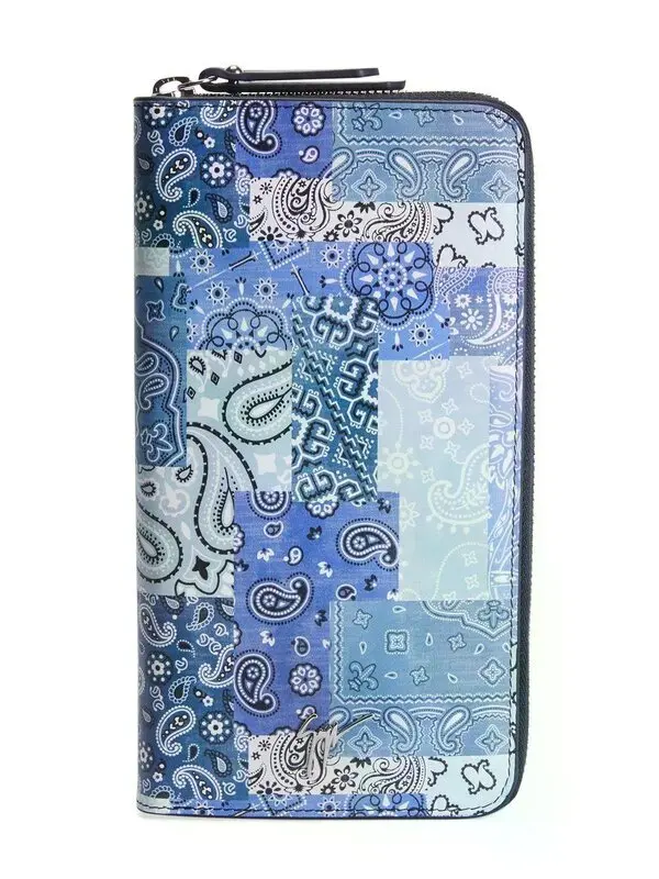 GIUSEPPE ZANOTTI Albert Continental Wallet - Blue