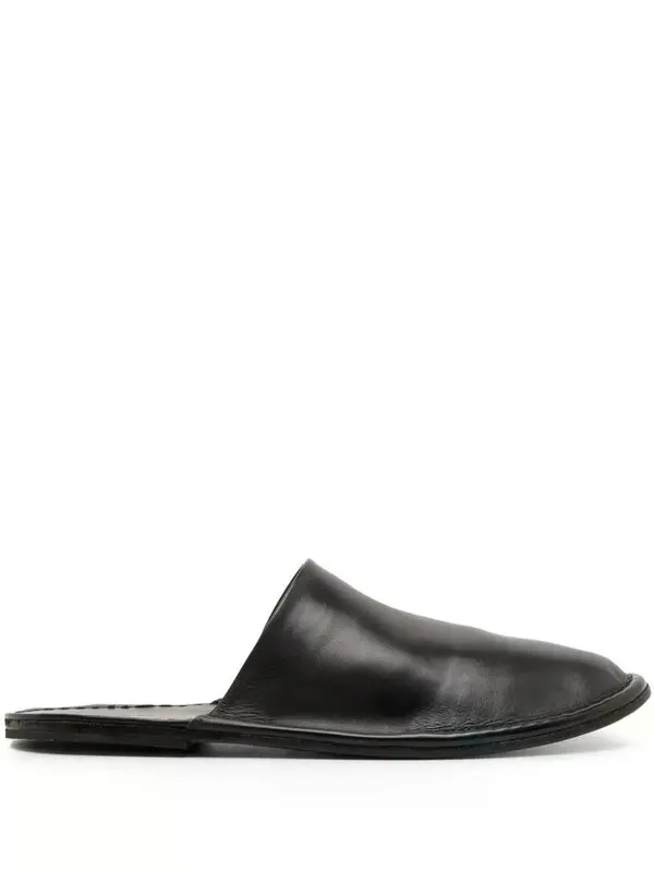 Marsèll Filo Leather Slippers - Black