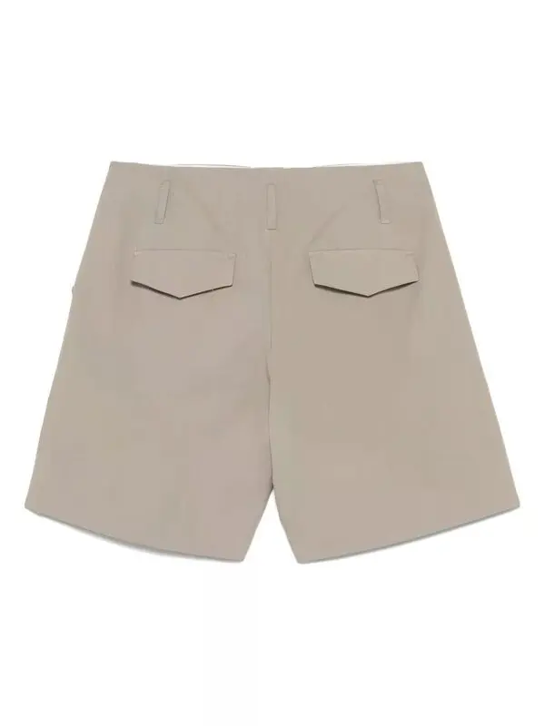 LOW CLASSIC Pleat-detail Shorts