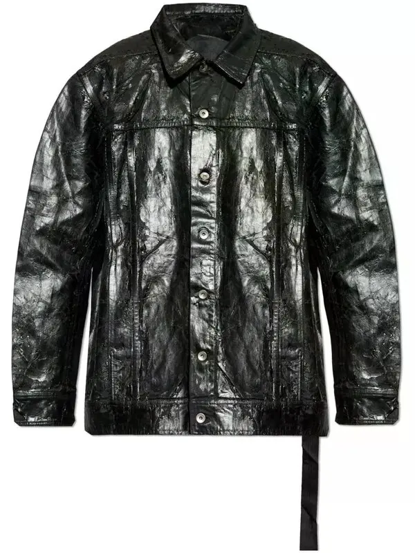 Rick Owens Jumbo Worker Jacket - Black