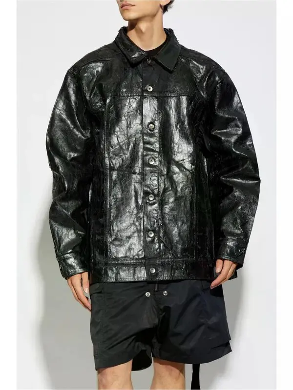 Rick Owens Jumbo Worker Jacket - Black