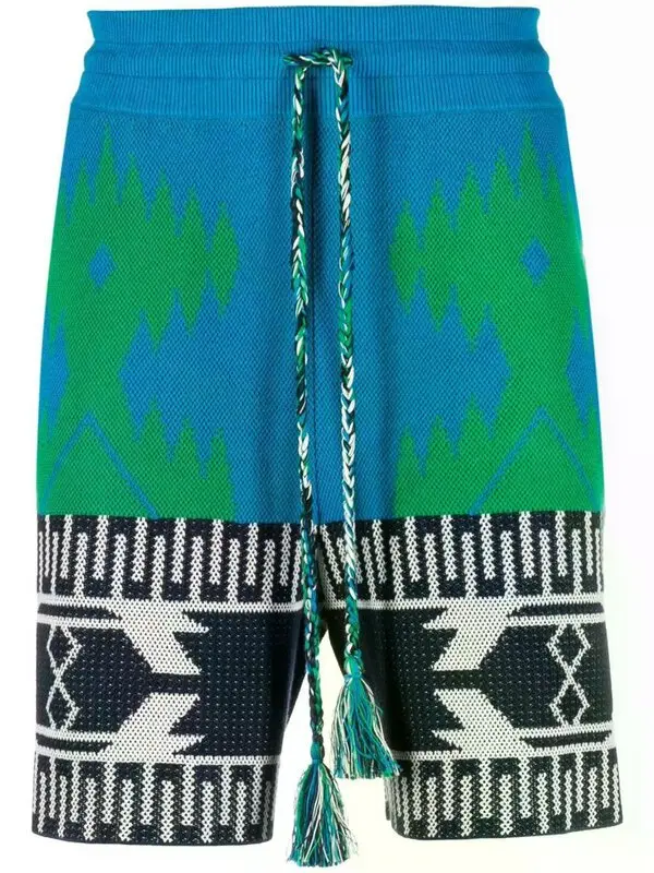 Alanui Abstract-pattern Shorts