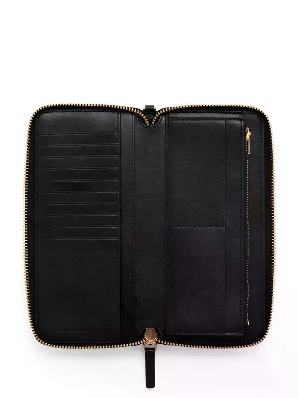 Marc Jacobs Continental Leather Wallet - Black