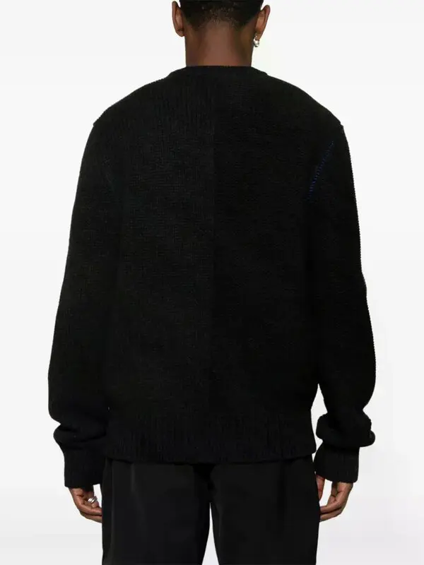 Burberry Logo-jacquard Cashmere Jumper