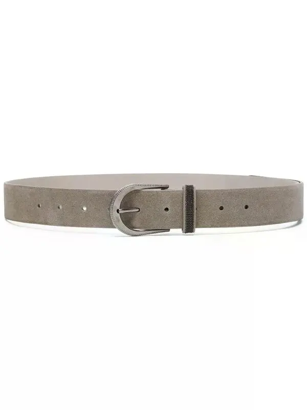 Brunello Cucinelli Leather Belt - Neutrals