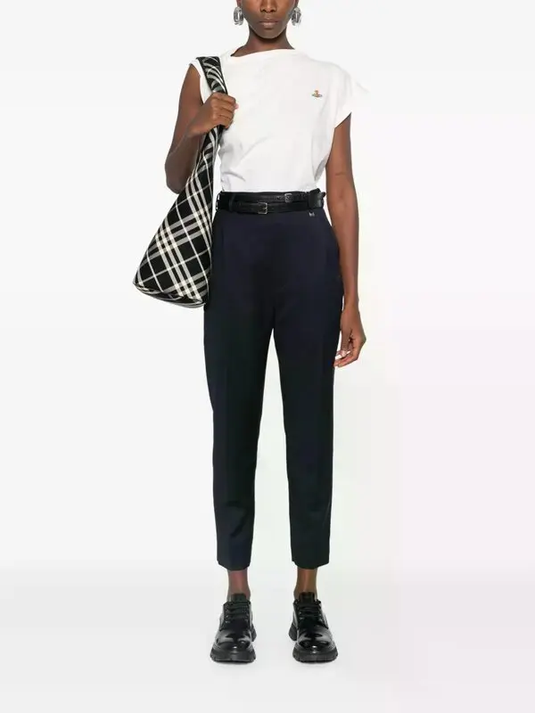 VIVIENNE WESTWOOD Tapered Virgin Wool Trousers