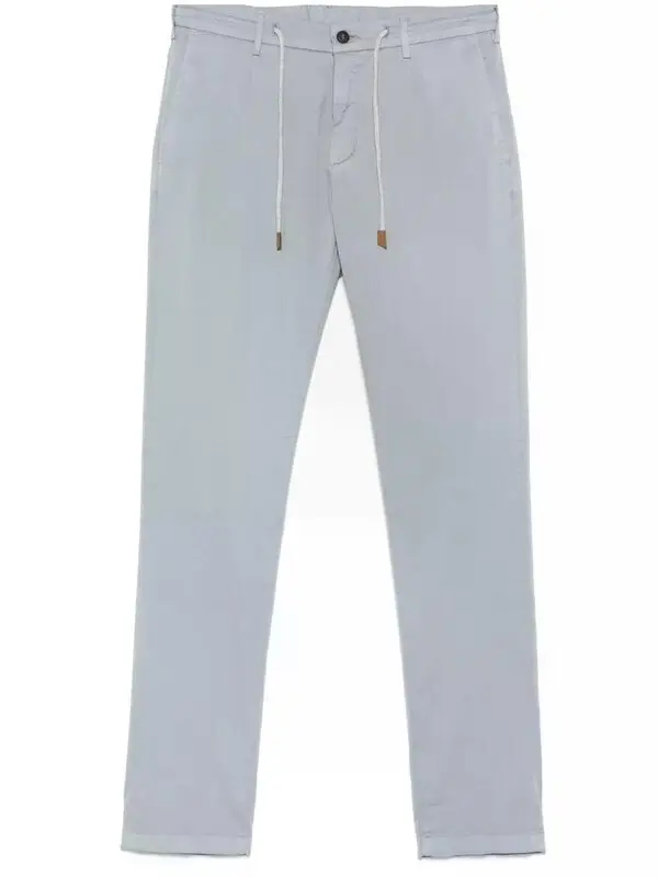 Eleventy Drawstring Straight-leg Trousers