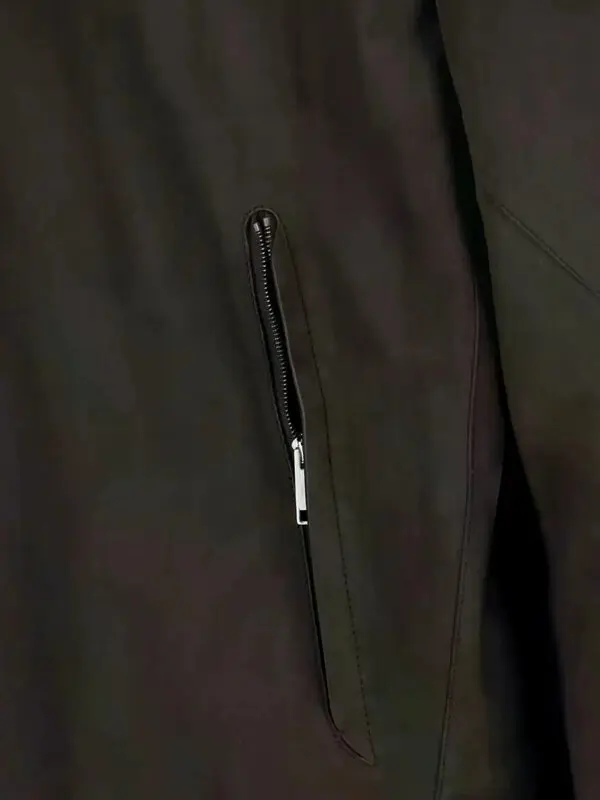 Zegna Leather Bomber Jacket