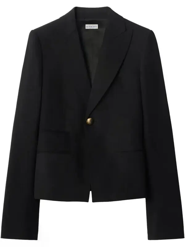 Burberry Wool Single-breasted Blazer