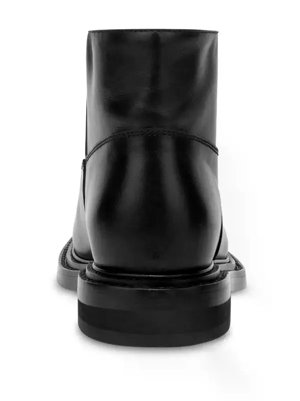 Moschino Olivia Leather Ankle Boots
