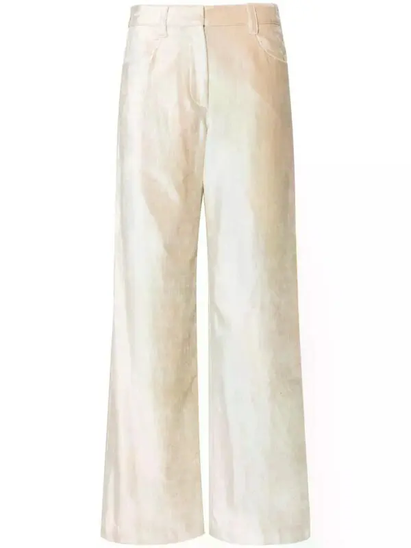 Brunello Cucinelli Wide-leg Velvet Trousers